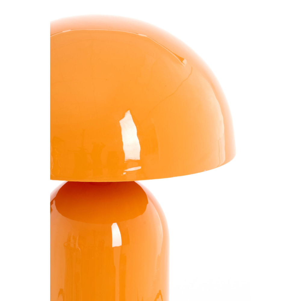 Orange Mushroom Lamp - Interior Designs Sussex